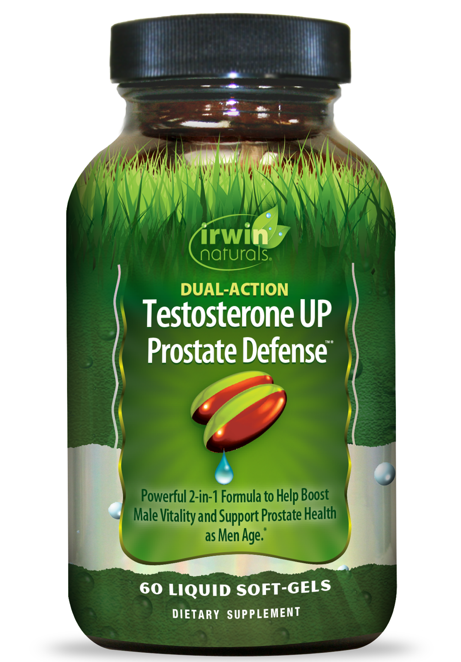 Dual-Action Testosterone UP Prostate Defense – Irwin Naturals Supplements