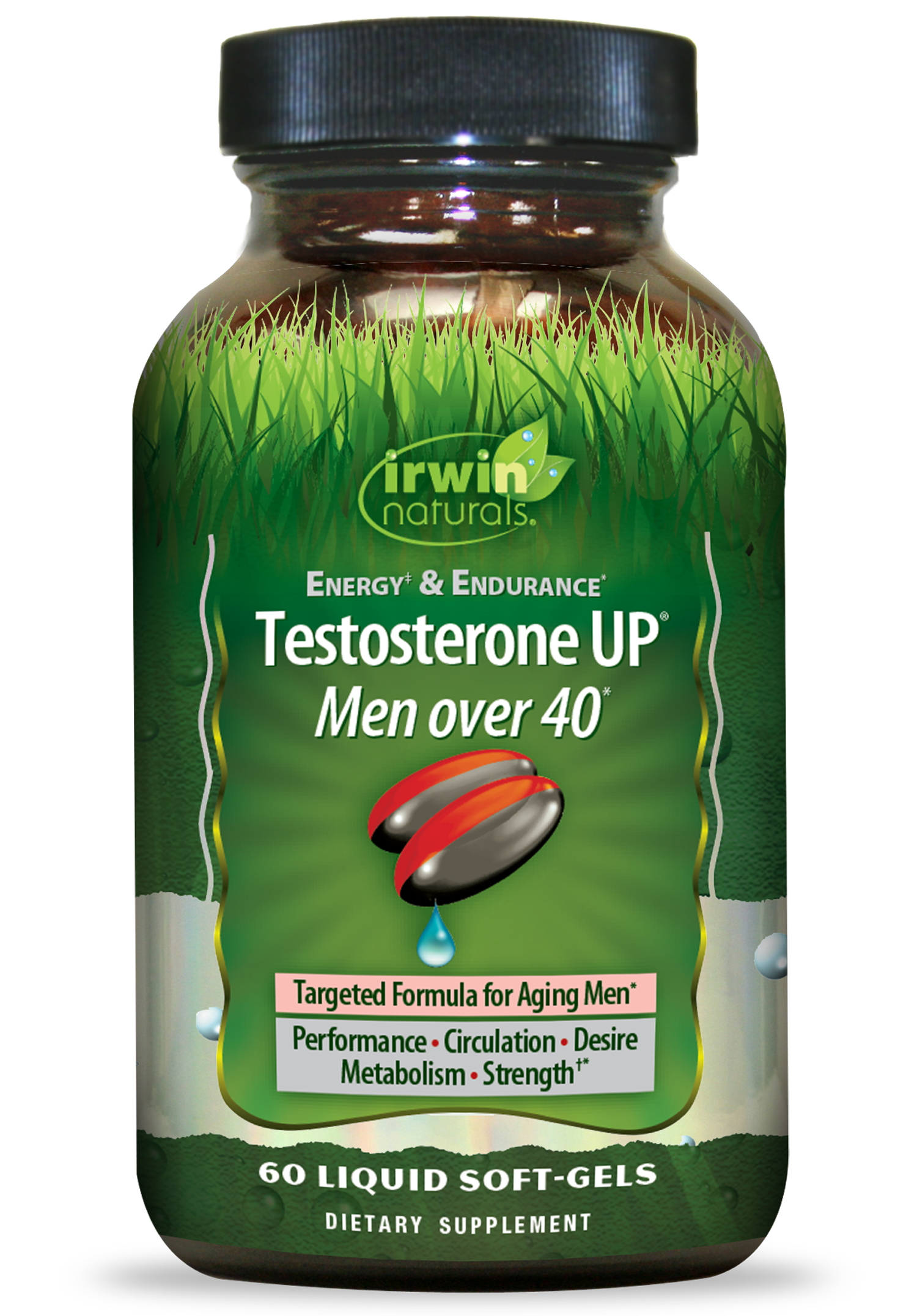 Energy & Endurance Testosterone UP Men Over 40 – Irwin Naturals Supplements