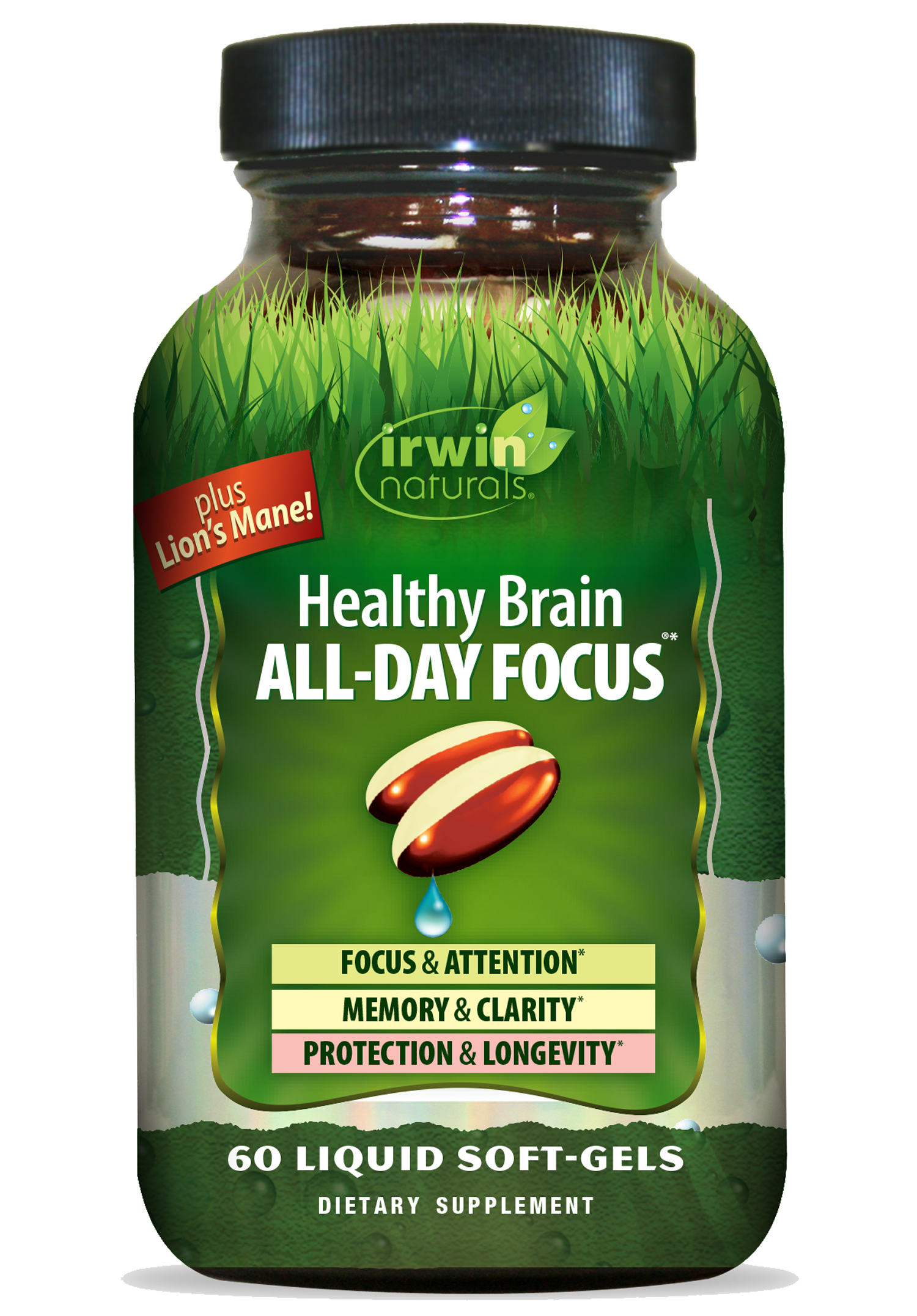 Healthy Brain All-Day Focus – Irwin Naturals Supplements