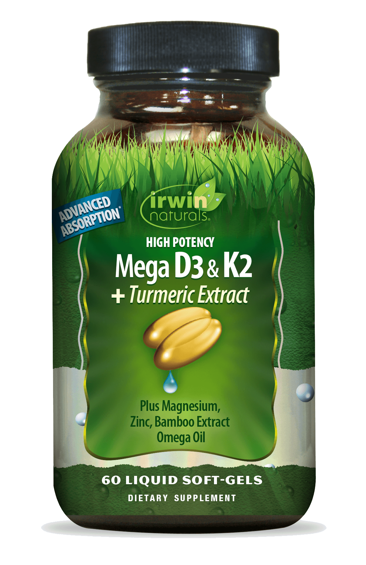 High Potency D3 & K2 Complex Vitamin – Irwin Naturals Supplements