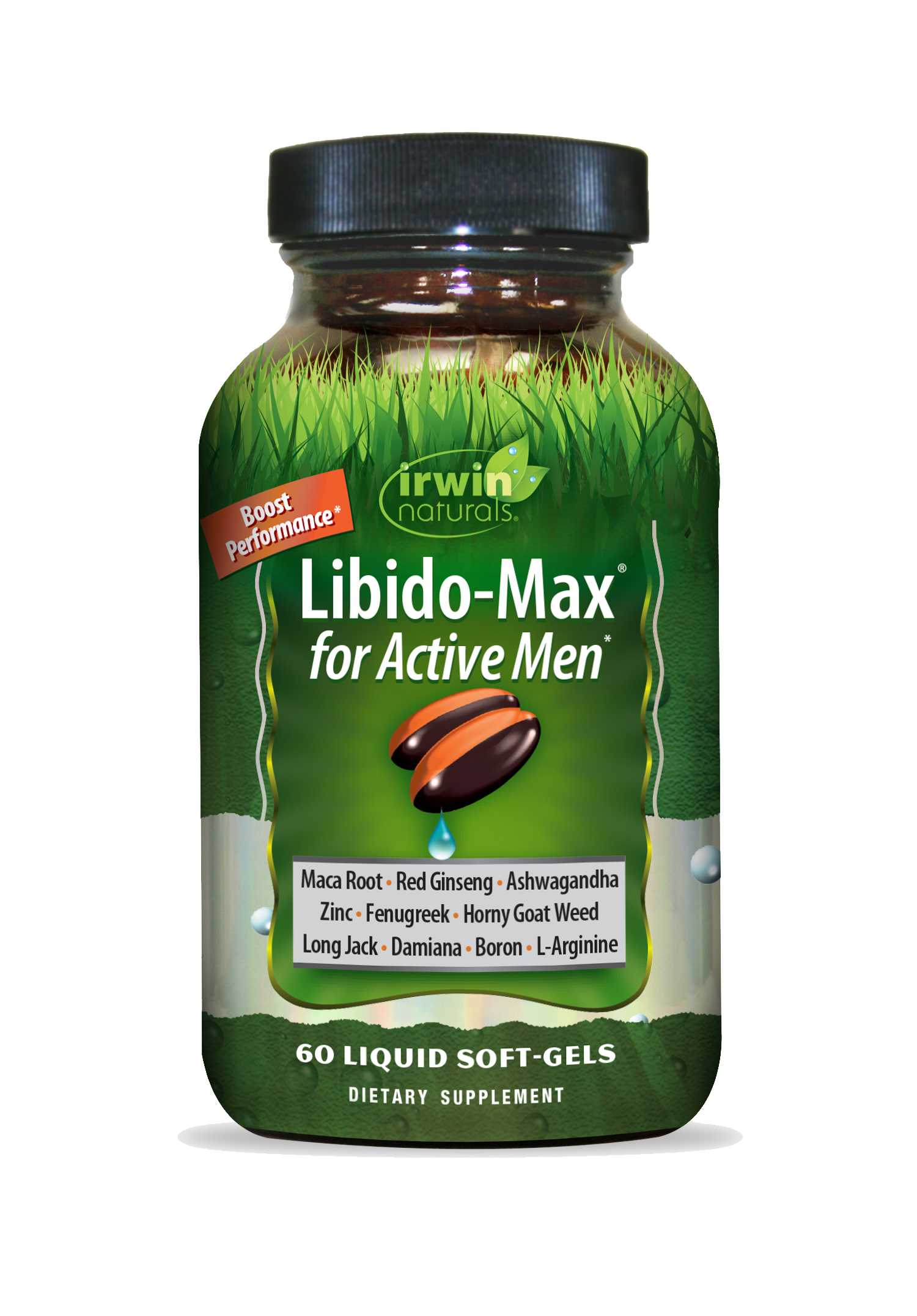 Level UP Active Male Boost Performance – Irwin Naturals Supplements