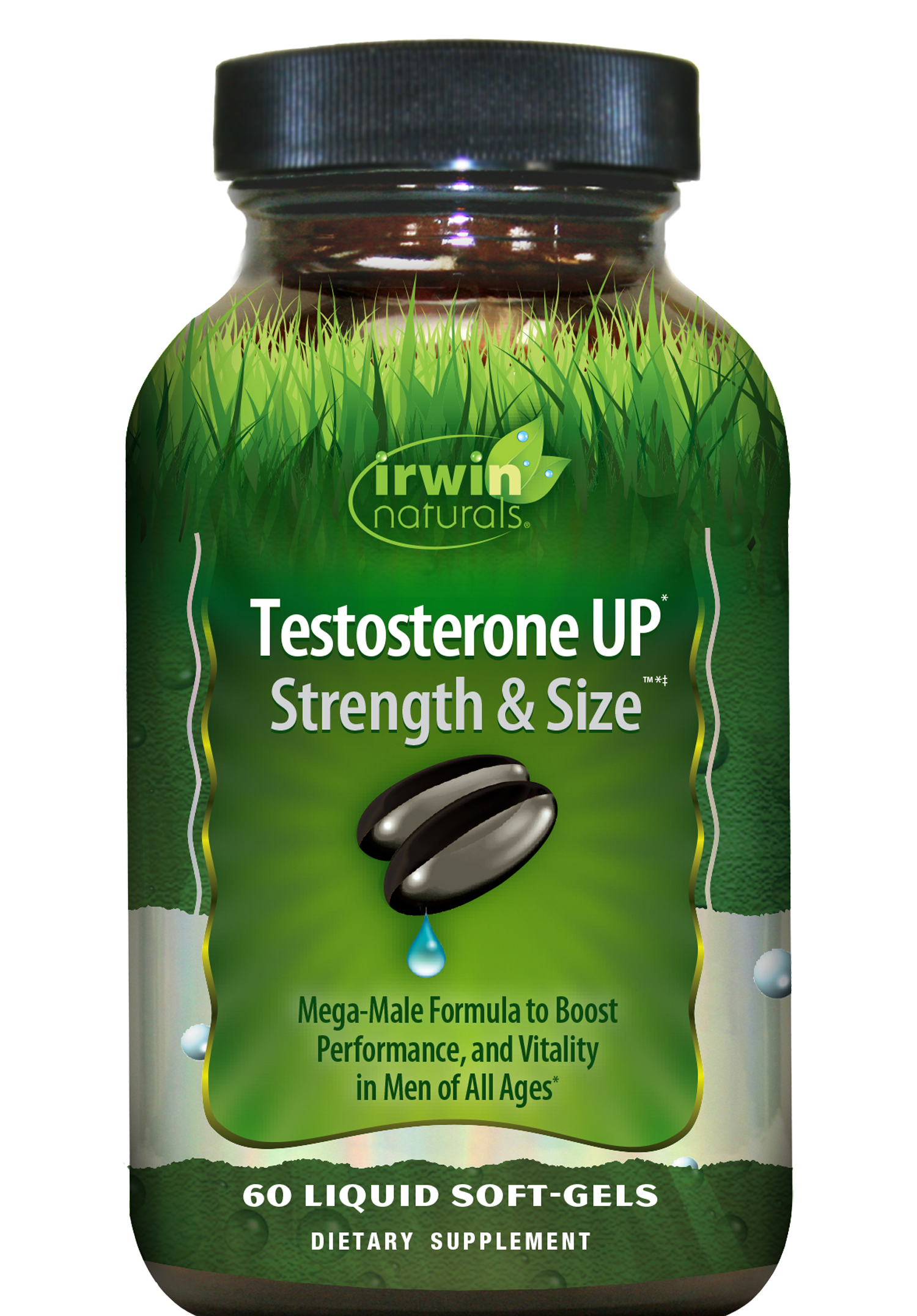 Testosterone UP Strength & Size - Liquid Soft-Gel – Irwin Naturals ...