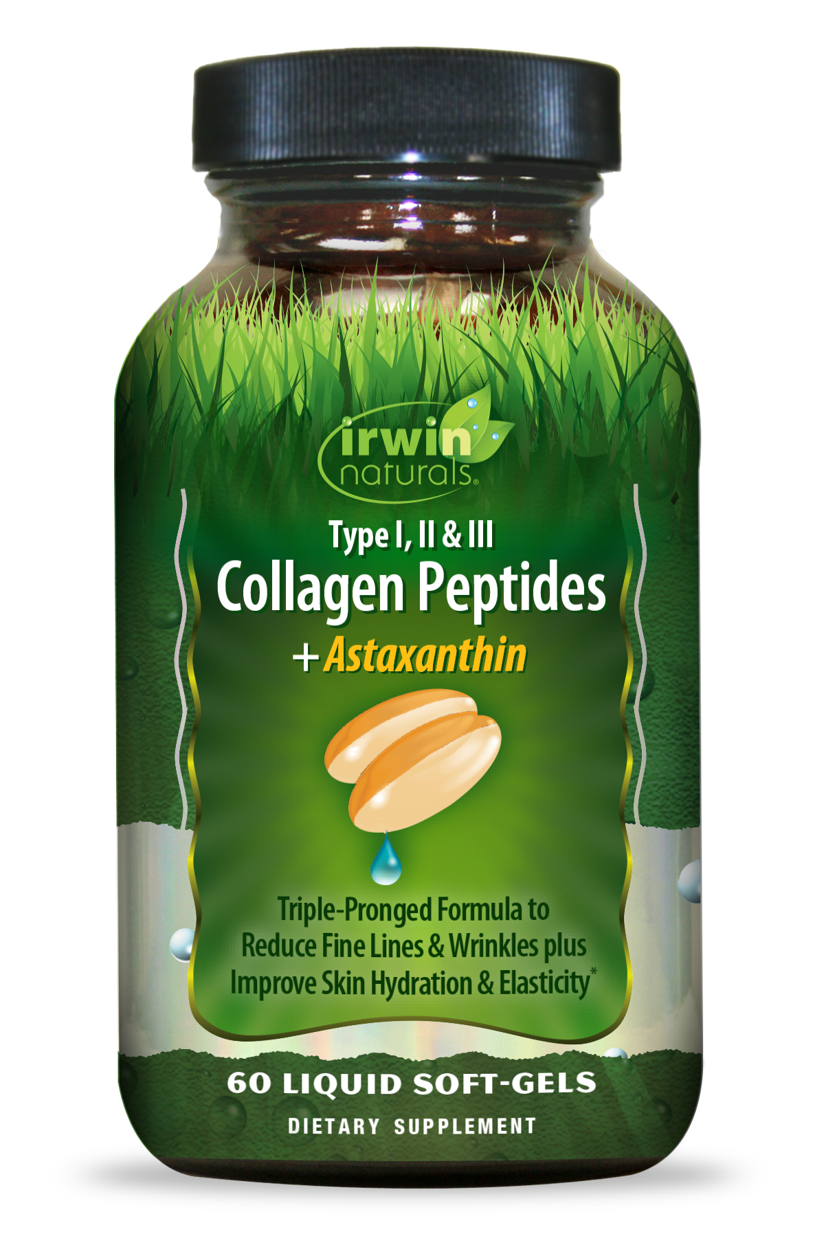 Type I, II & III Collagen Peptides Supplement – Irwin Naturals Supplements